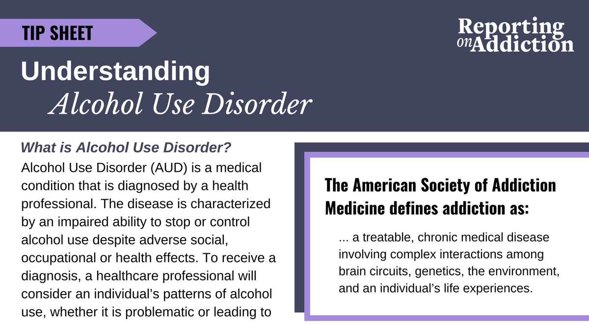 TIP SHEET: Understanding Alcohol Use Disorder📝